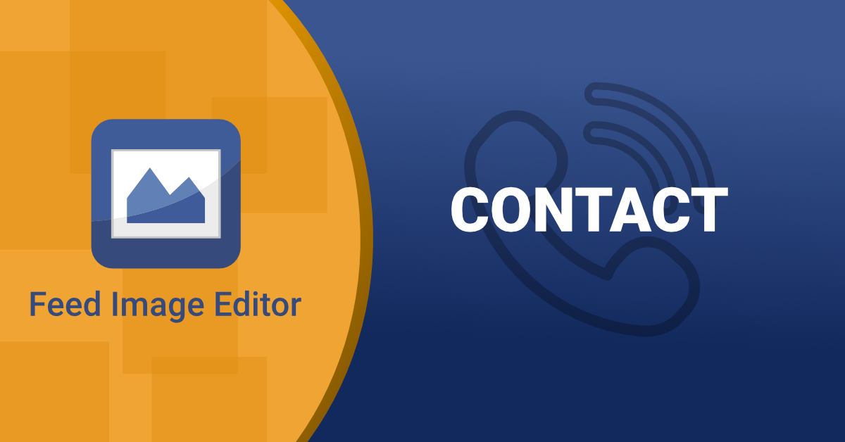 Contact | Feed Image Editor